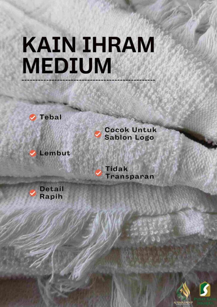 Kain Ihram Branding | Pabrik kain ihram | Pabrik sabuk haji